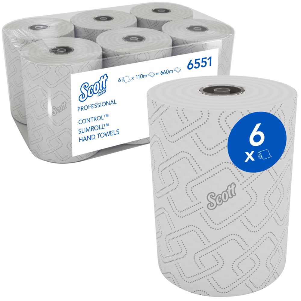 SCOTT ESSENTIAL SLIMROLL HAND TOWELS – 6695