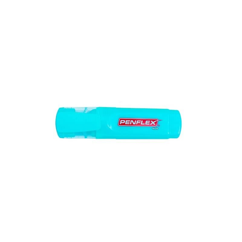 Penflex HiGlo Highlighter Pastel Blue Box of 10 - 36-1928-02