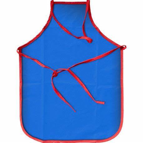 Meeco Apron Kiddies Assorted Blue With Assorted String Colours - APR001 ...