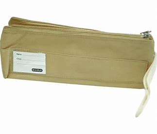 Marlin Polyester D600 1 Division Pencil Bag Assorted Colours - 009K