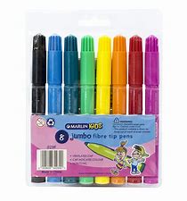 Marlin Kids Jumbo Koki Pens 8's - 029F