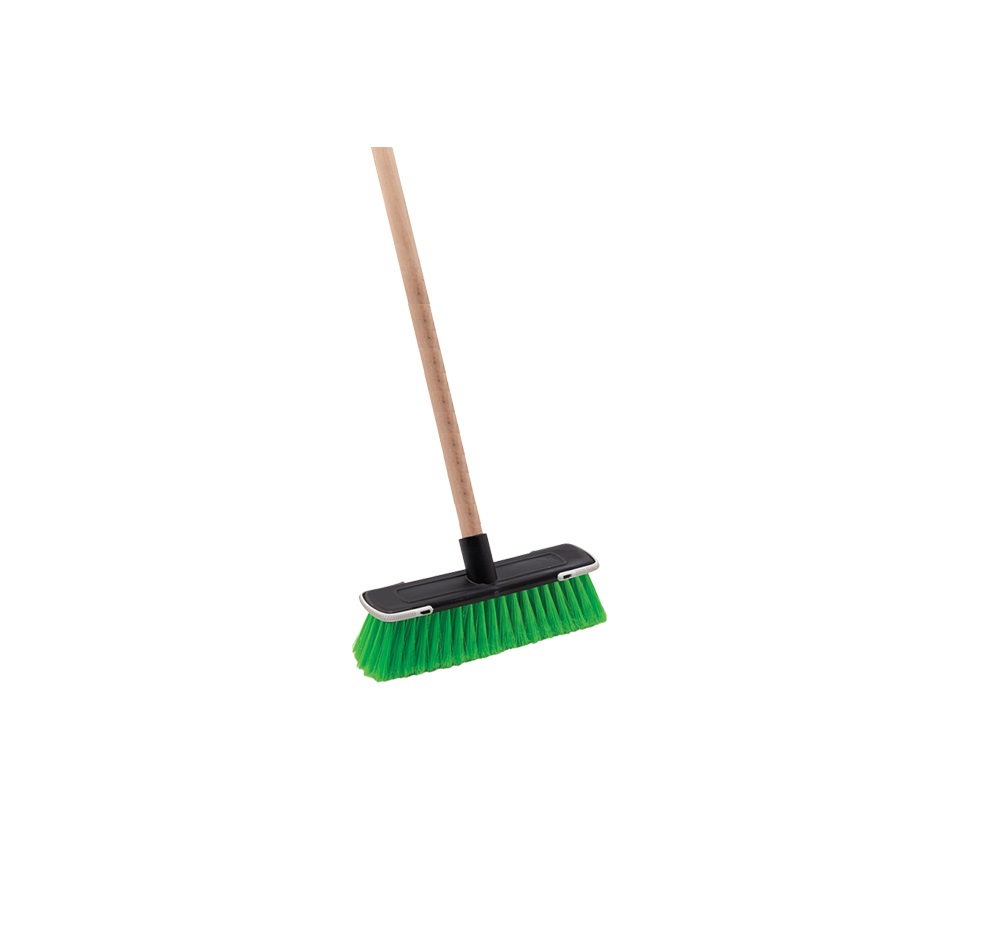Plastic Back Screw Fit Broom - Crimped - Wooden Handle - BMGE-1412 ...