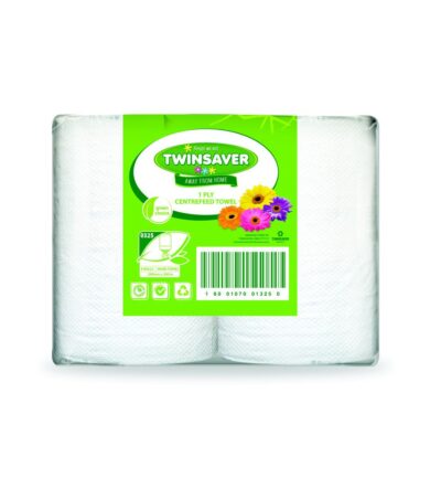 TWINSAVER 1PLY CENTREFEED TOWEL 4 rolls - 0325