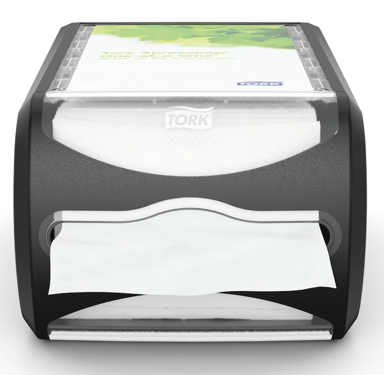 Tork XpressNap Counter Napkin Dispenser, Black - 272511