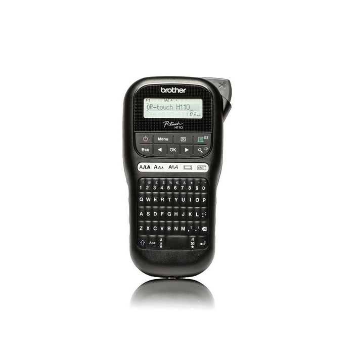 Brother P-Touch H110, handheld 2 line printer, 6-12mm tape - PT H-110 ...