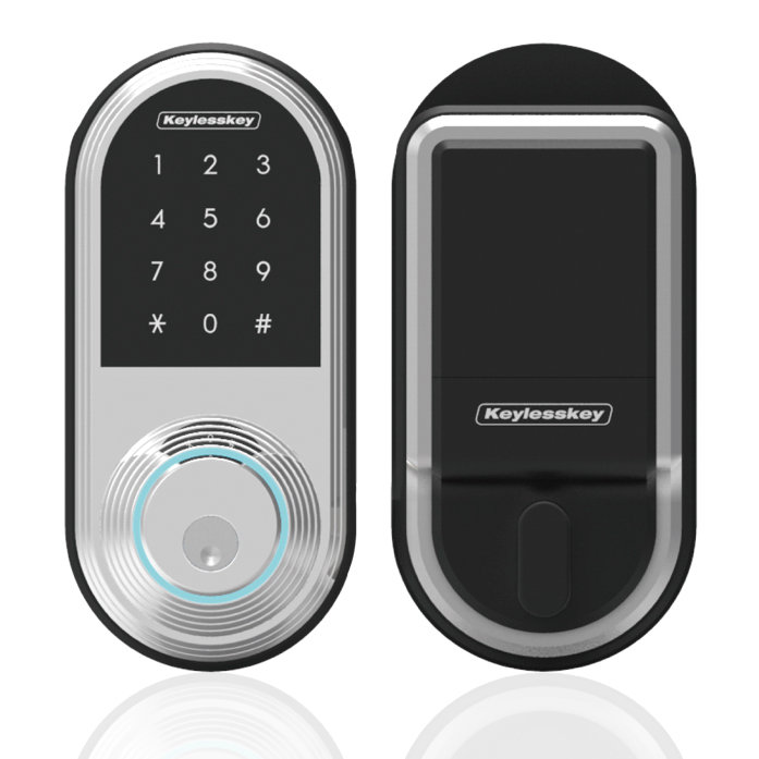 Virdi KL100S, Standalone Door Lock with Mechanical Key - VKL100S ...