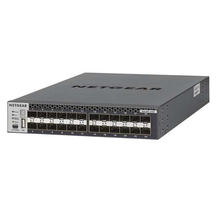 Netgear ProSafe 24 SFP Port 100/1000 Gigabit Ethernet Fibre Switch ...