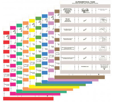TIDY FILES ALPHABETICAL Labels (Mink) - 015024-PK5 - Stationery ...