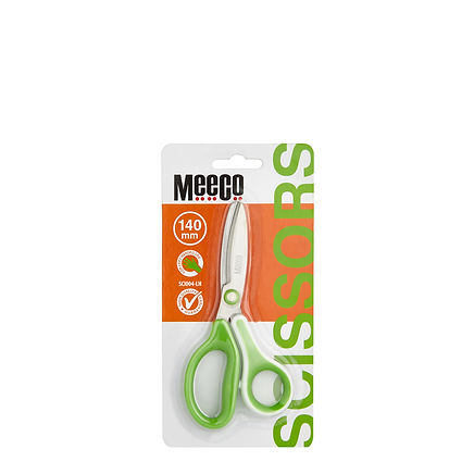 Meeco Executive Scissors Left Handed Neon Green (140mm) - SCI004-LH-G1