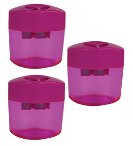 Treeline 2 Hole Barrel Sharpener Pink – 56-0352-08 – Stationery ...