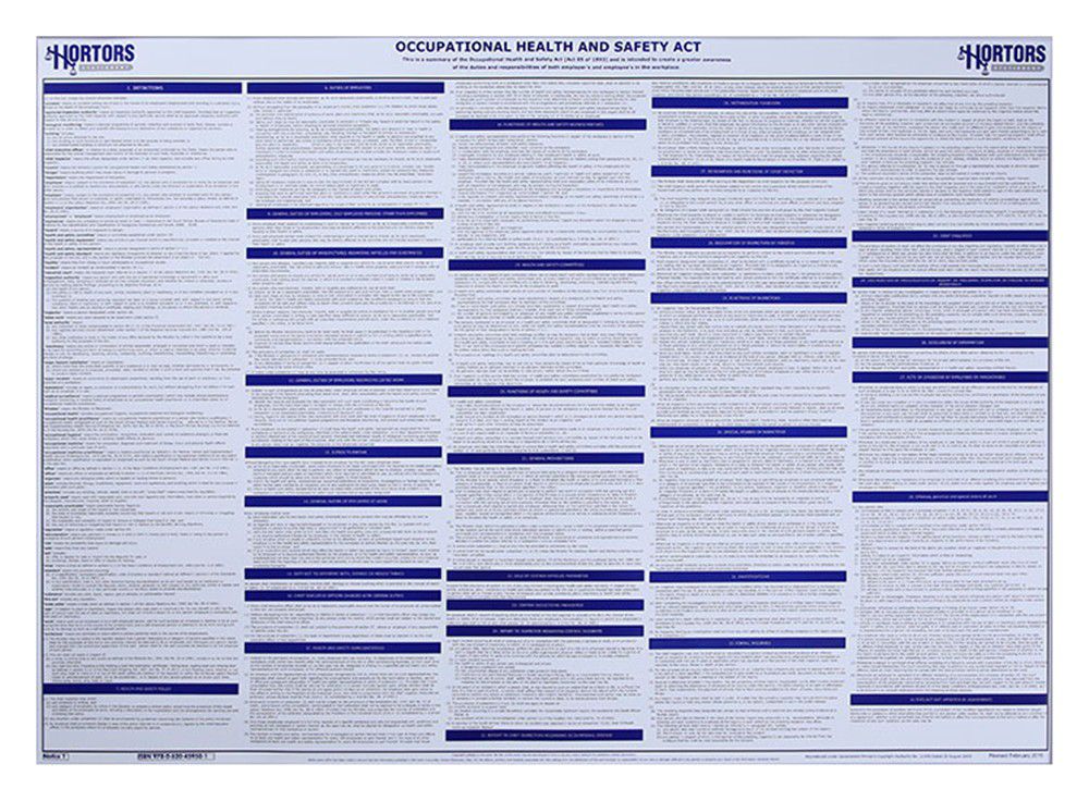 Hortors Occupational Health & Safety Act HOR 50 - 643614 - Stationery ...