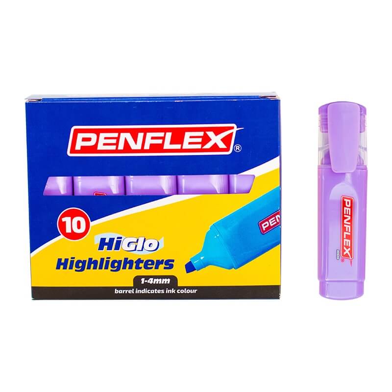 Penflex HiGlo Highlighter Pastel Purple Each – 36-1928-10