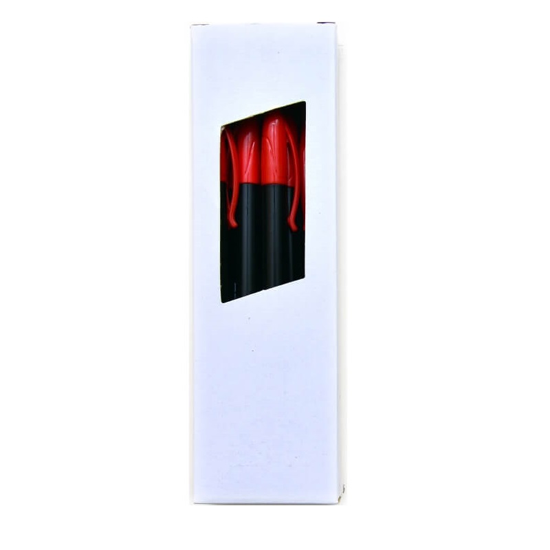 Penflex Permanent Projector Pen Medium 0.8mm Bullet Tip Red 10`s - 36 ...