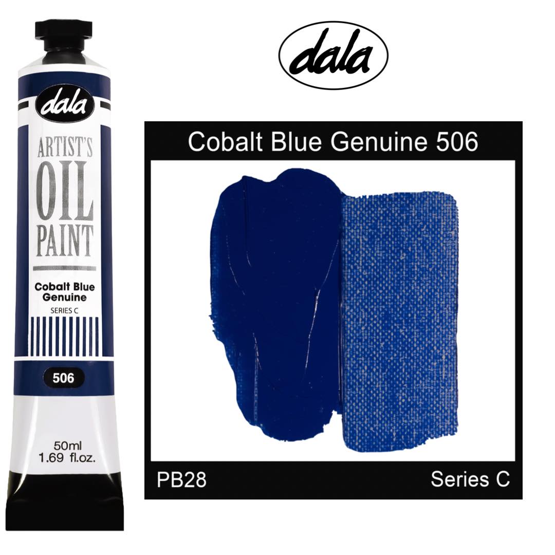 Dala Artist Oil Paint 50ml Cobalt Blue Genuine – AOP-50ML-506