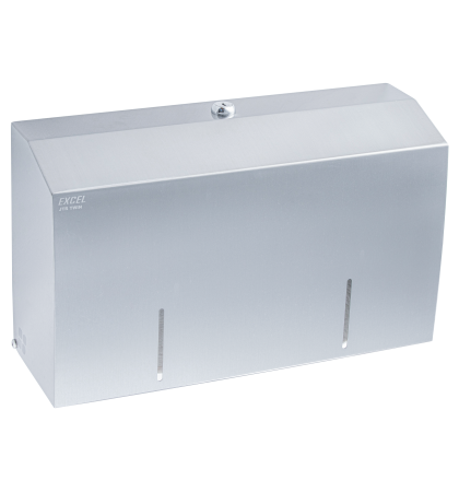 EXCEL JTR TWIN TOILET ROLL DISPENSER STAINLESS - TR/18SS - MII ...