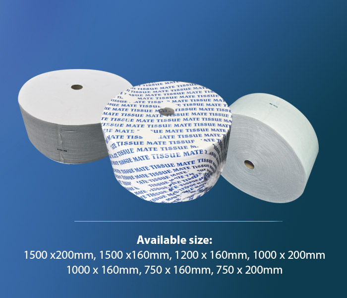 GQ Industrial/Garage Wipes 750 X 200mm White - WIM750/200