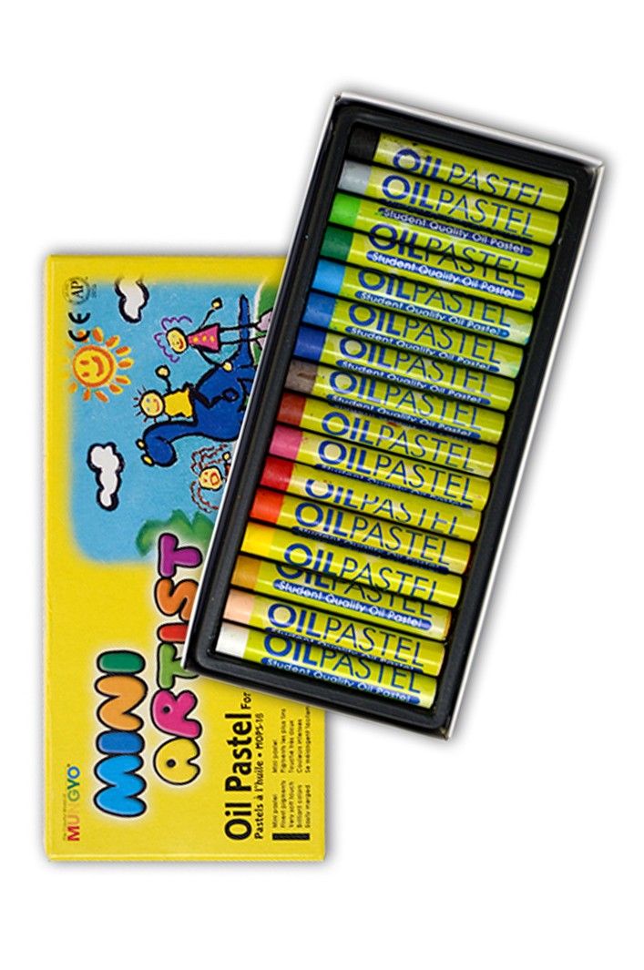 Mungyo Mini Artist Oil Pastels 16's - MOPS16