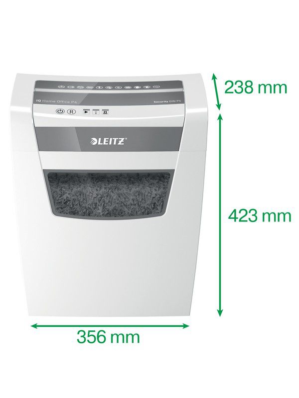 Leitz IQ Home Office Cross-Cut P4 Shredder - 80090000