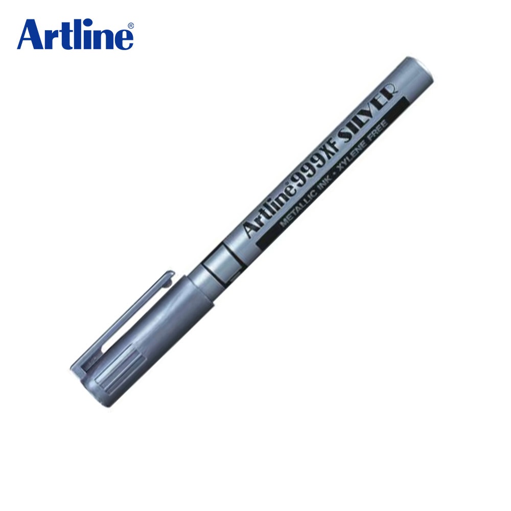 Artline EK 999 Silver Extra Fine Point Permanent Metallic Ink Marker 0 ...