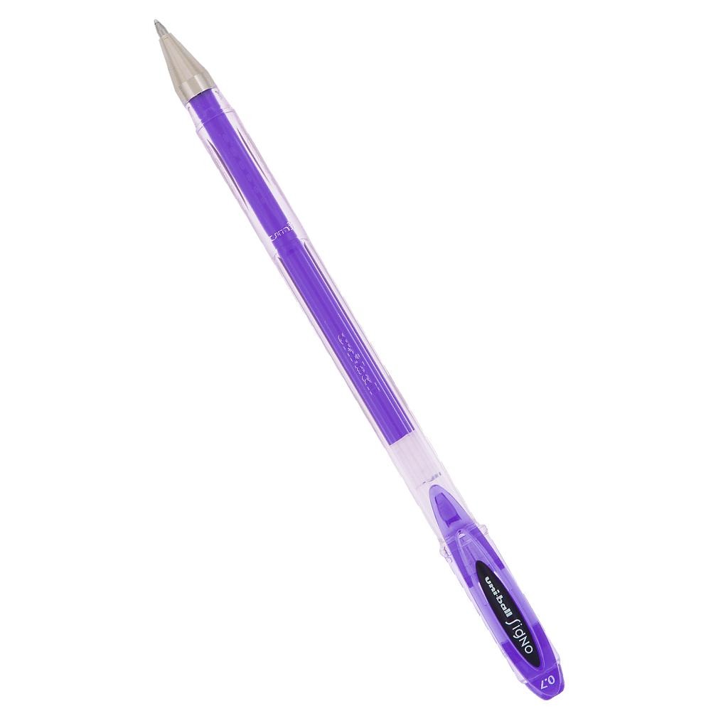 Uni-ball UM-120 Basic Anti-Fraud Violet 0.3mm Basic Ballpoint Gel Pen ...