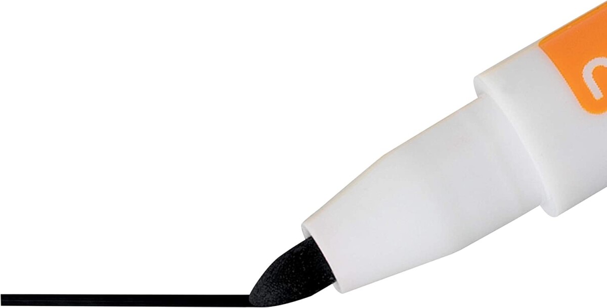 NoBo Mini Whiteboard Pens With Magnetic Eraser Cap, 2mm F
