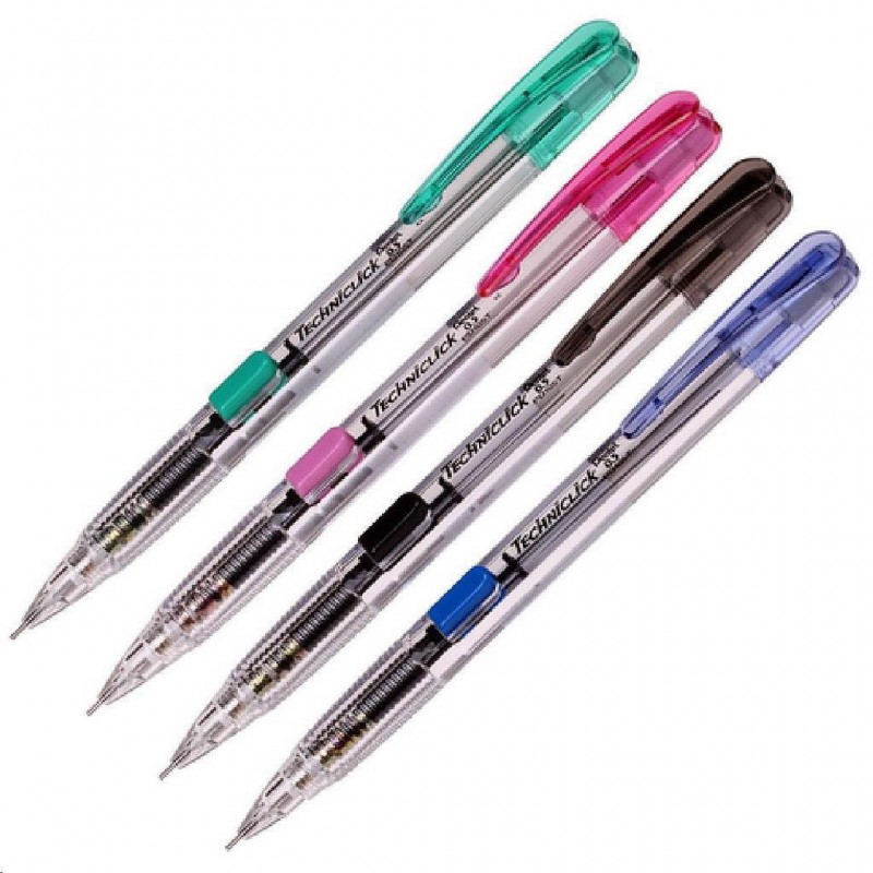 Pentel TechniClick Mechanical Pencil 0.5mm – Assorted - PD105-M ...